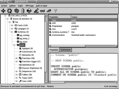 8. Cliente grafico: pgAdmin3